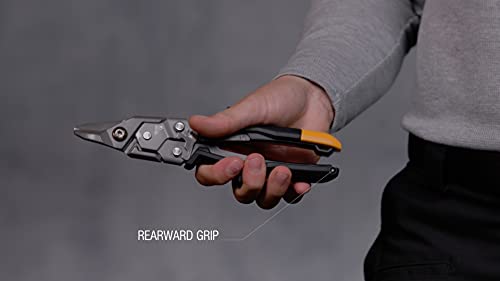 ToughBuilt - Bulldog Cut Aviation Snips - One Handed Lock Operation - (TB-H4-60-B)