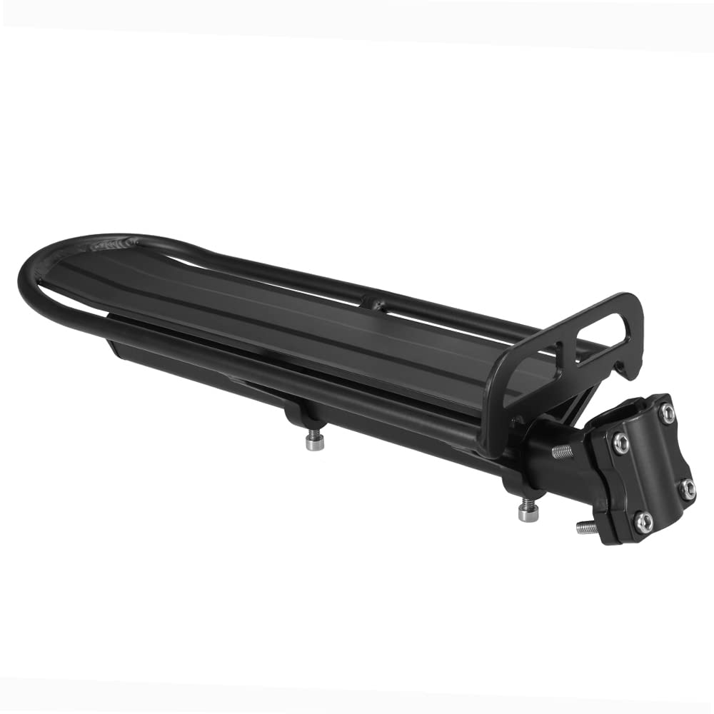 Lixada Bicycle Luggage Rack Retractable Aluminum Alloy Bicycle Holder Bicycle Rear Post Rack Bicycle Bag Luggage Cargo Carrier Rack