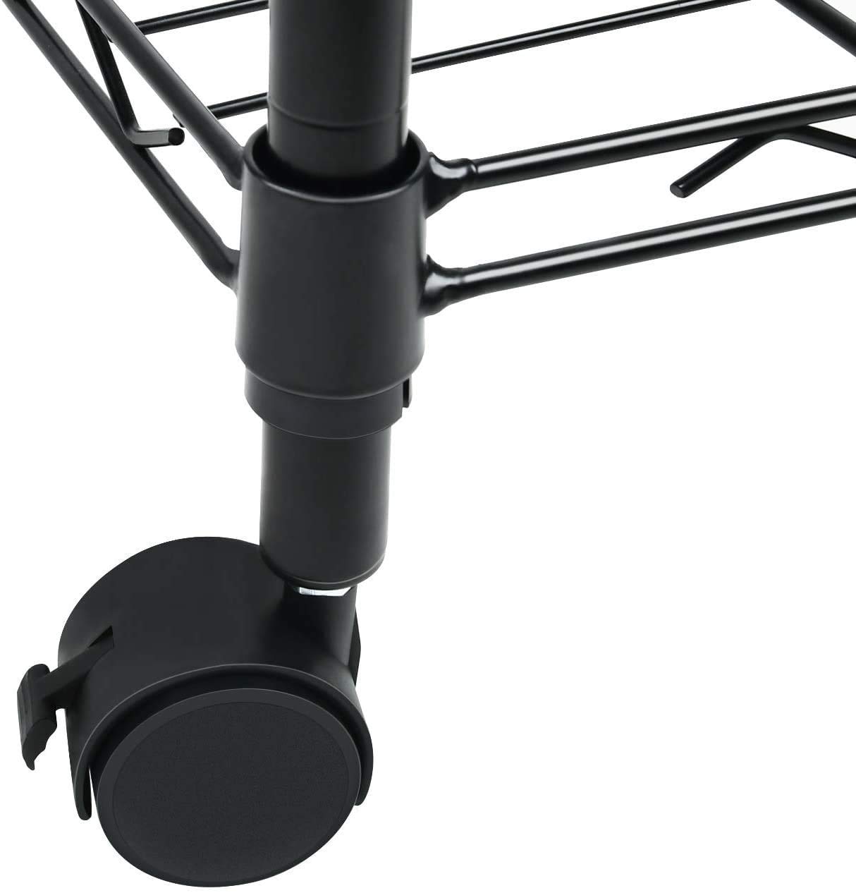 Simple Deluxe Heavy Duty 5-Shelf Shelving Unit 1250Lb Capacity, 29.92" D x 13.98" W x 62.99" H, 5 Tier, Black