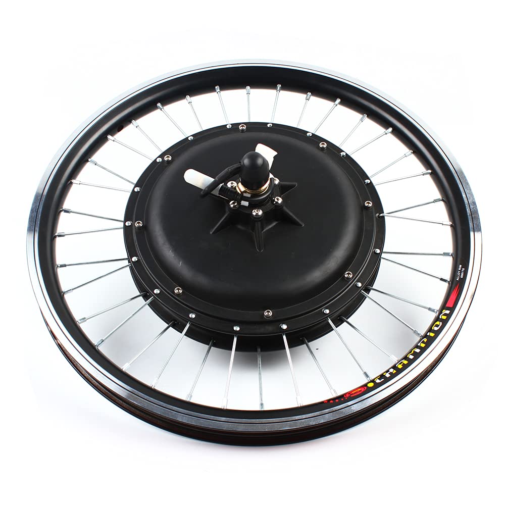 LOYALHEARTDY 20" Rear Wheel Hub Electric Bike Conversion Kit, 48V 1000W E-Bike Powerful Hub Motor Kit with SW-810LED Display Waterproof Wire Rear Wheel Hub Assembly Motor Kit (US Stock)