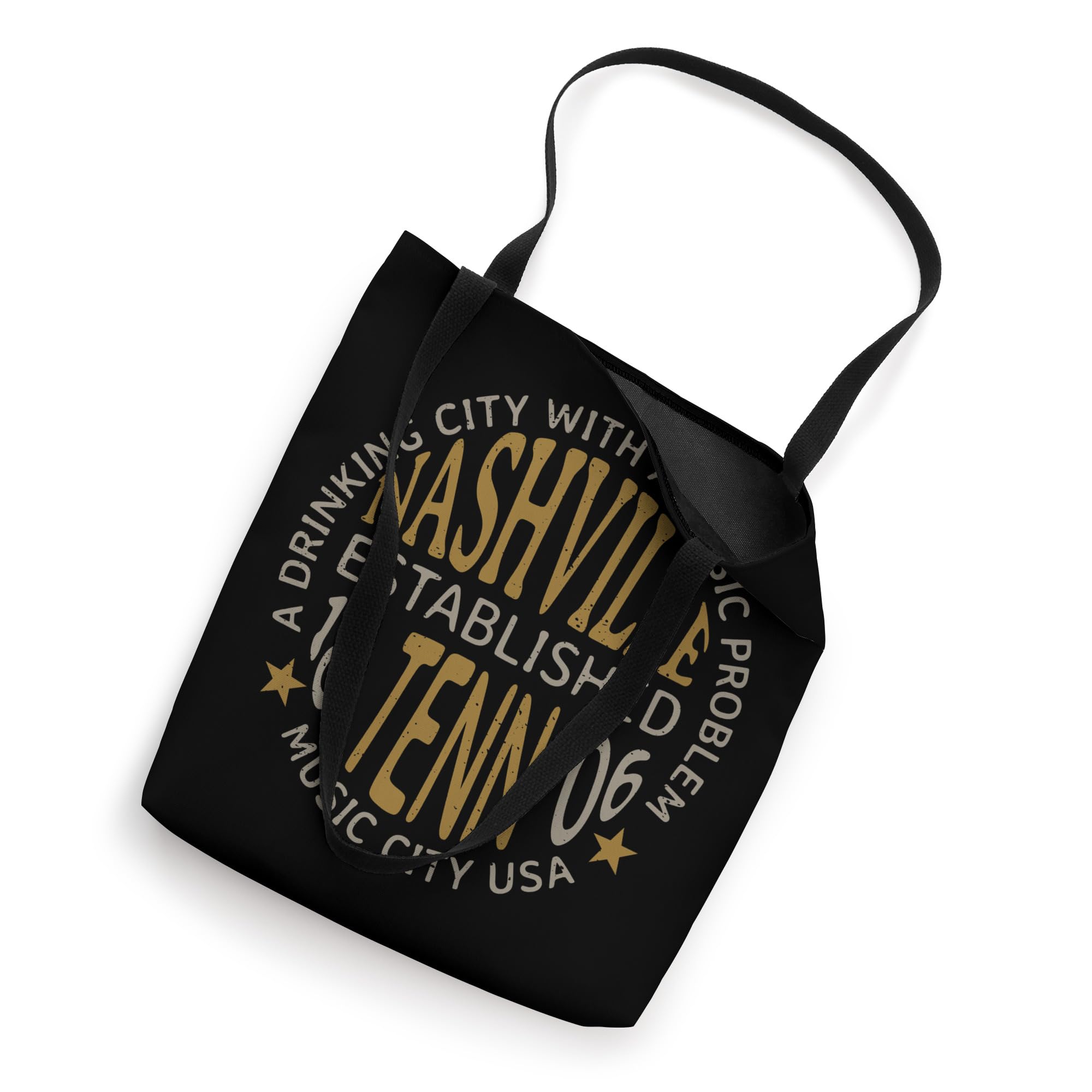 Nashville Tennessee Music City Souvenir Tote Bag