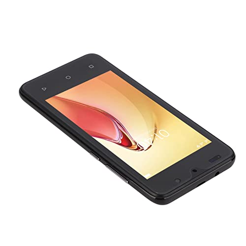 YOKAM 4.66 inch Screen Phone, Ultra Thin HD Smartphone Three Card Slots Rear Camera 5MP CPU Processor with Headphone for Business Black