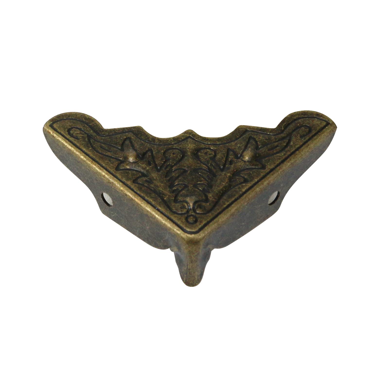 UTALIND 20 Pieces Bronze Bird Pattern Metal Box Corner Protectors Edge Safety Bumpers Cabinet Furnitur Corner Guards