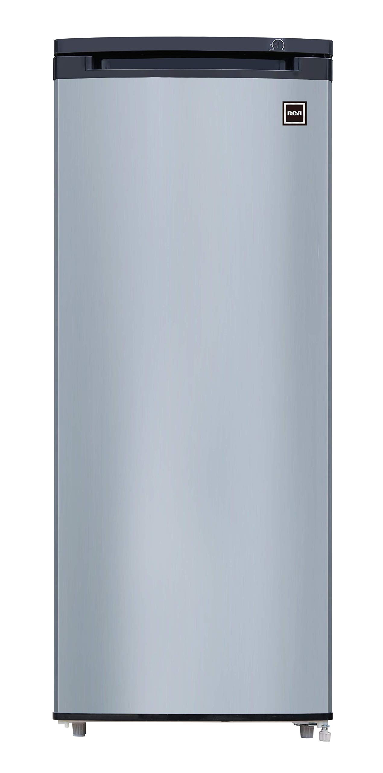 RCA RFRF695 Upright Freezer, 6.5 cf Stainless & Taylor Precision Products 5924 Large Dial Kitchen Refrigerator and Freezer Kitchen Thermometer, 3 Inch Dial,Silver