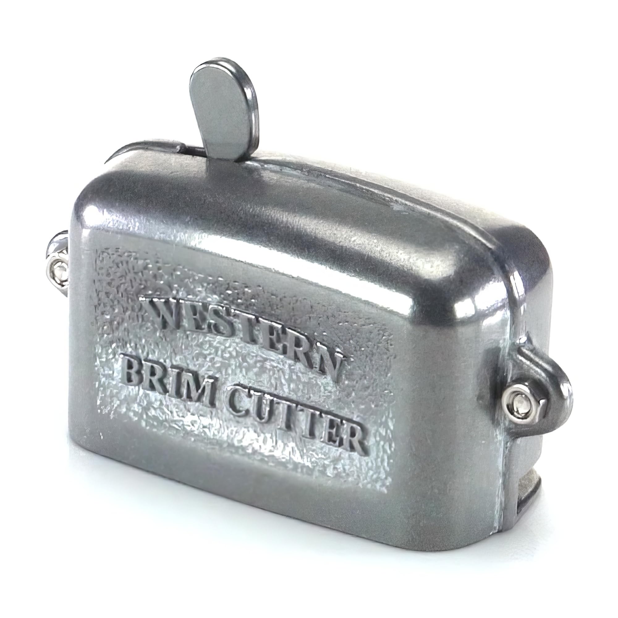 M&F Western Hat Brim Cutter, Premium Quality Metal, 1/2 Inch Silver