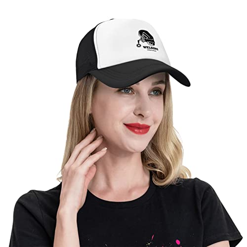 ryewry Welder Tool Vector Design Welding Torch Stock Vector Baseball Cap Adjustable Funny Mesh Cap Dad Hat Unisex
