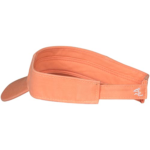 Salt Life Womens Signature Anchor Visor, Papaya, One Size