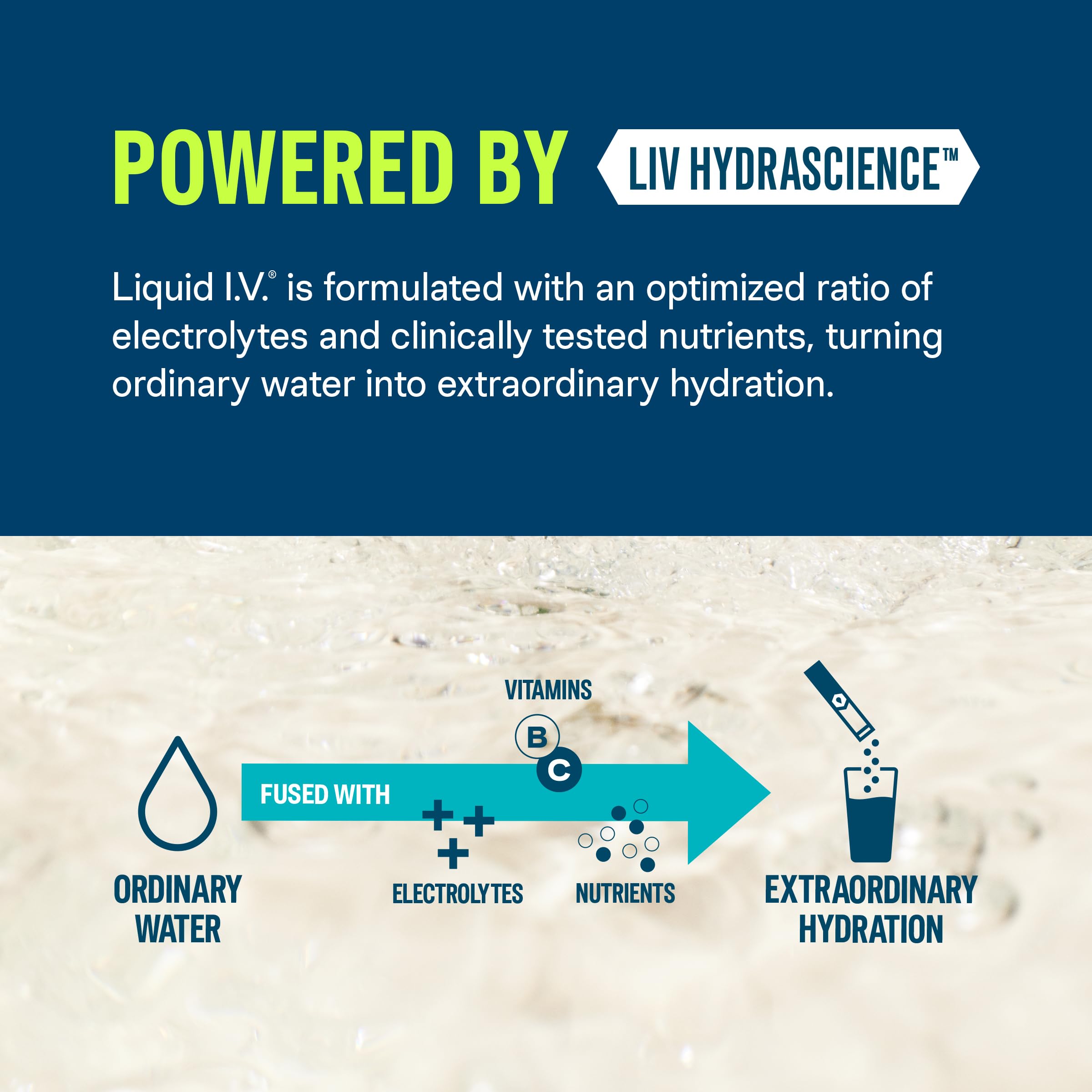 Liquid I.V.® Hydration Multiplier® - Concord Grape - Hydration Powder Packets | Electrolyte Powder Drink Mix | Convenient Single-Serving Sticks | Non-GMO | 1 Pack (16 Servings)