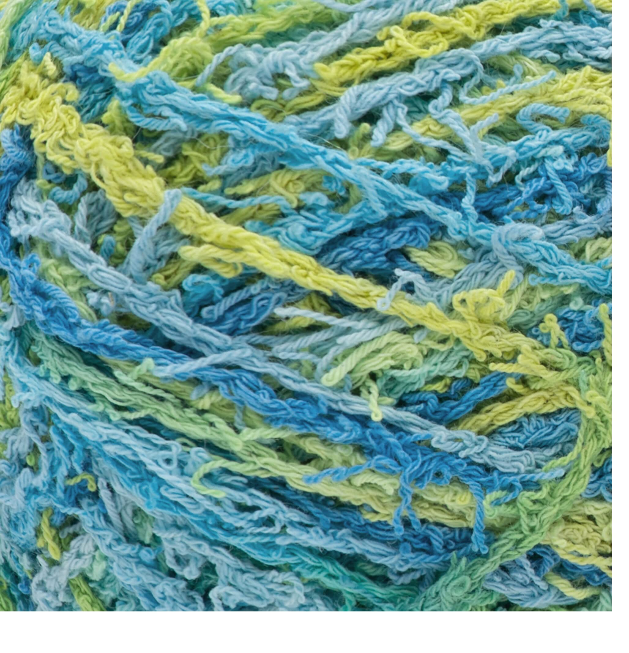 Red Heart Yarn Scrubby Cotton Yarn 2-Pack Bundle with Bella's Crafts Stitch Markers (Tranquil Print), multicolor