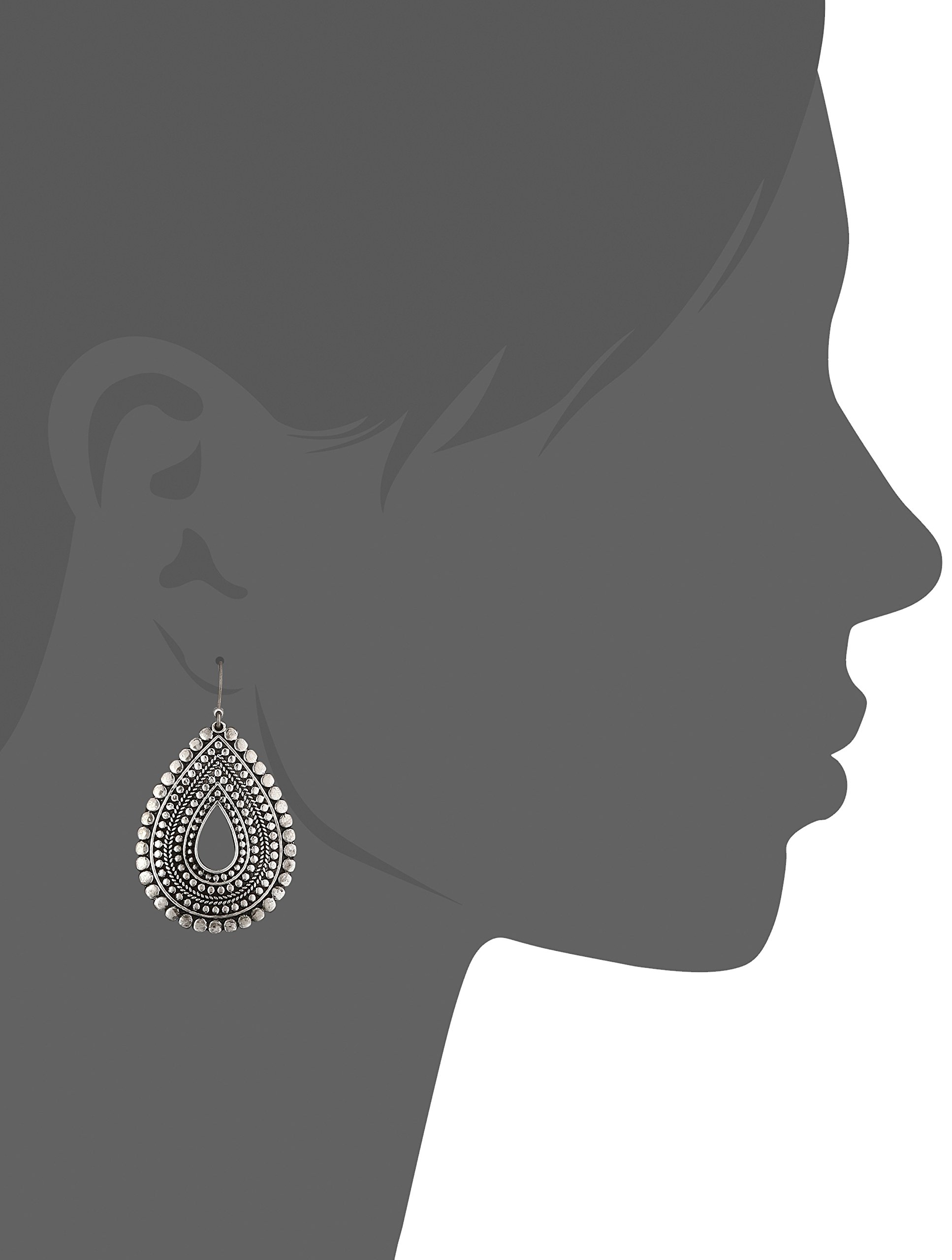 Lucky Brand "Blue Moon" Trial Tear Drop Earrings