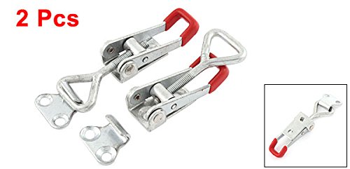 uxcell FBA_a15052200ux0016 Cabinet Lever Handle Toggle Catch Latch Lock Clamp Hasp 2 Pcs (Pack of 2)