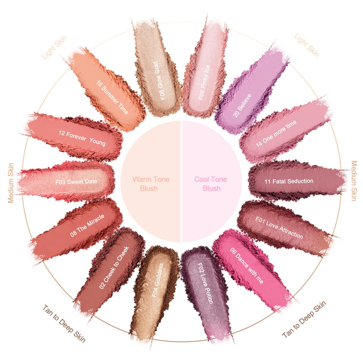 Oulac Purple Blush for Cheeks Blush Makeup| Highly Pigmented Cream Blush| Natural Matte Glow| Shape & Highlight Face| Cruelty-Free Blush with Rose Oil| N20 Believe 4.8g