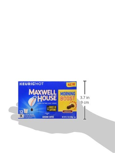 Maxwell House Morning Boost Medium Roast K-Cup Coffee Pods (12 Pods)