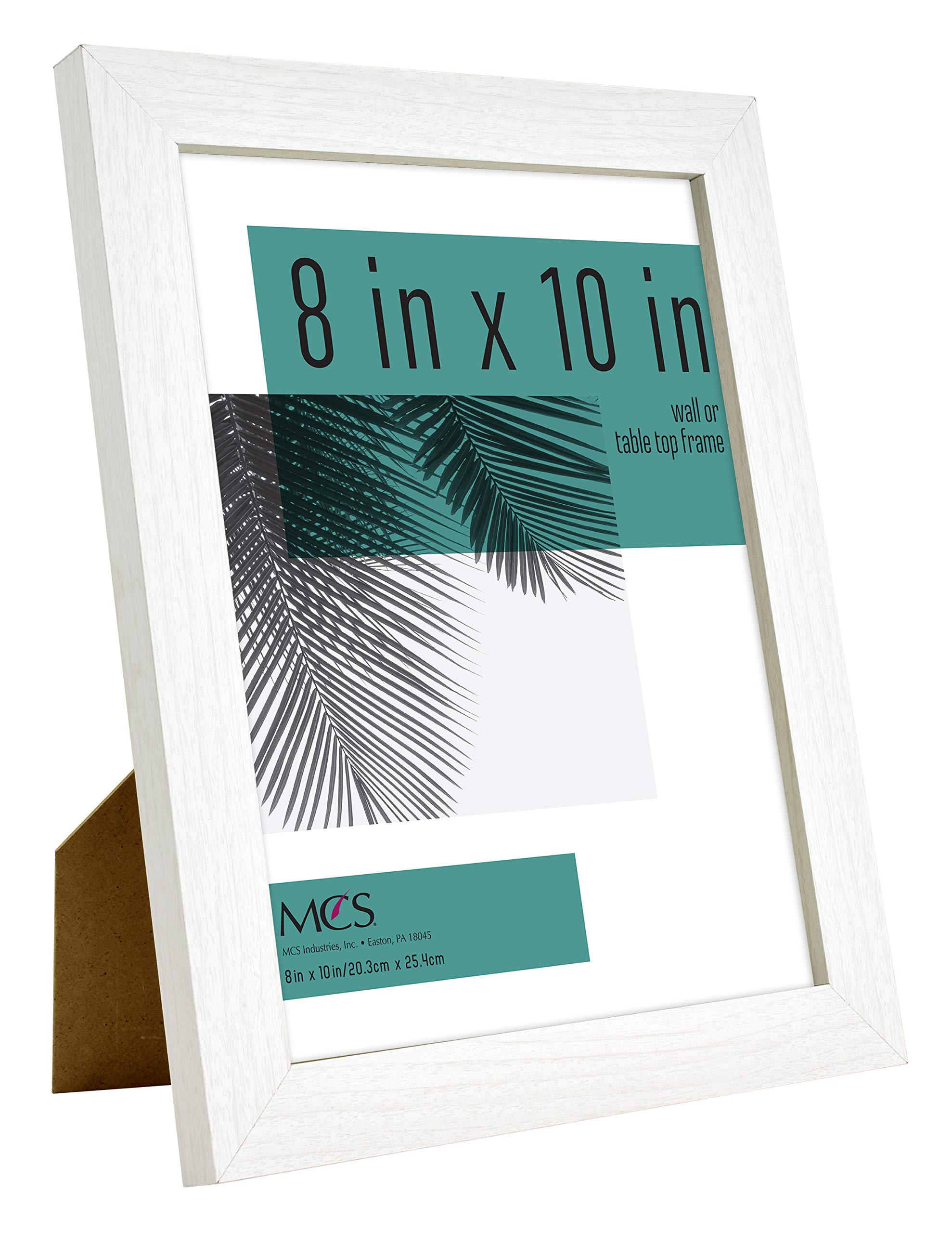 MCS Studio Gallery Frame, White Woodgrain, 8 x 10 in , 4 pk