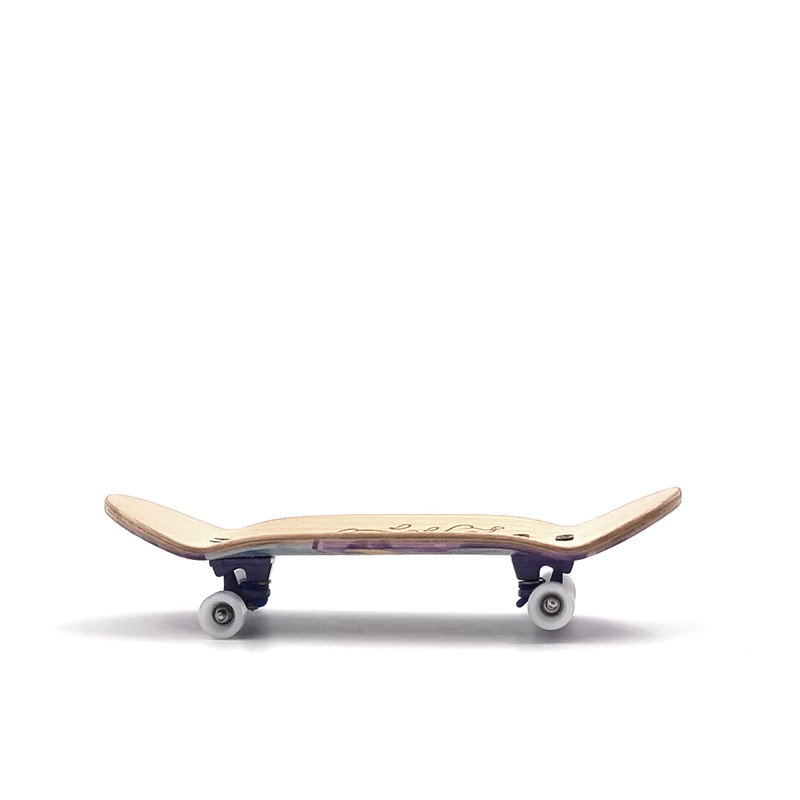 SPITBOARDS Fingerboard Pro Wheels with Real Ball Bearings, Professional CNC Polyurethan Quality, Street Wheels Shape (White)