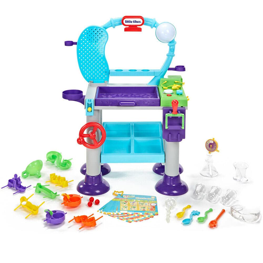 Little Tikes STEM Jr. Wonder Lab Toy with Experiments for kids Multicolor, 28.00 L x 16.00 W x 33.50 H Inches