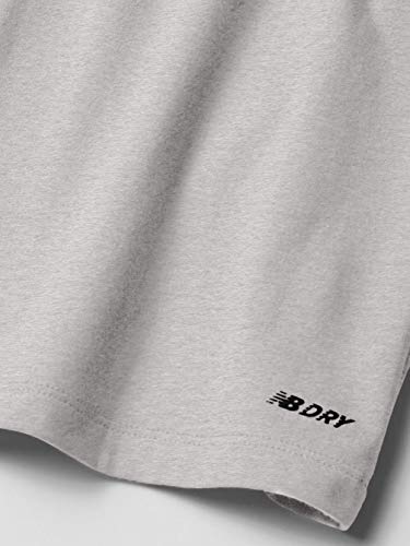 New Balance Men's Heather Tech Short Sleeve, Athletic Grey , Medium