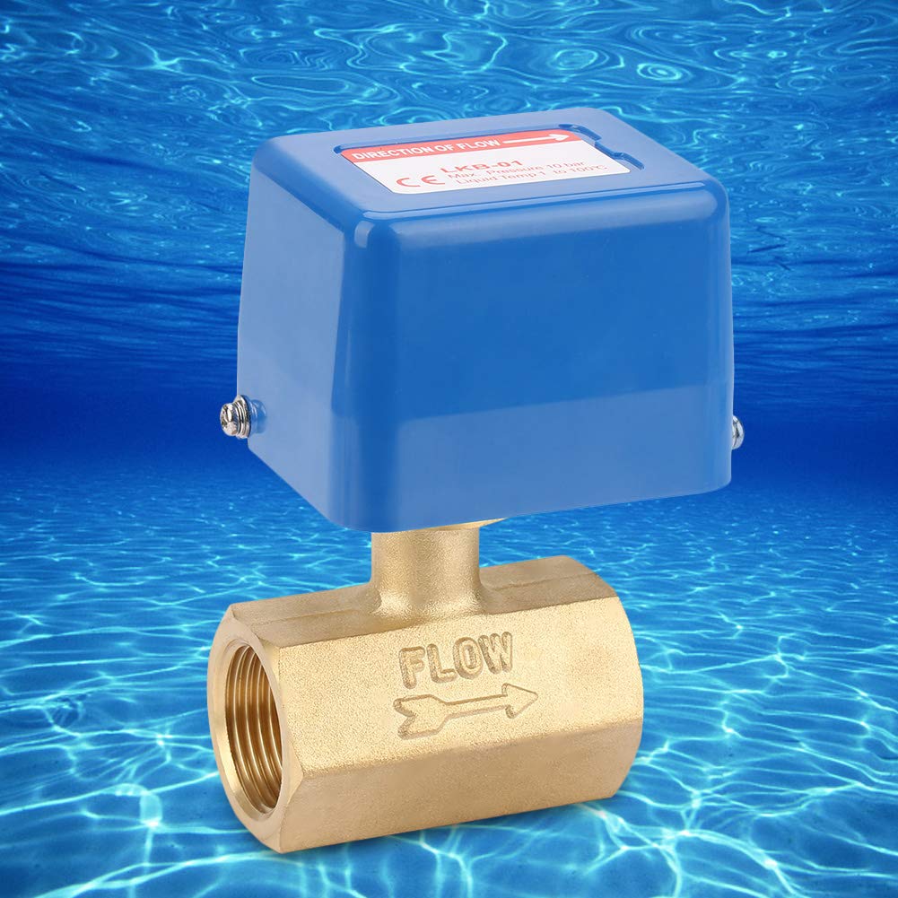 Oumefar 5.2-23L/Min RC1" Water Flow Switch 1.0MPa SPDT Contacts Electrical Flow Switch Water Valve for Fire Control Air Conditioner