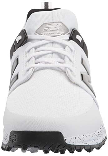 New Balance Men's Fresh Foam LinksSL Golf Shoe, White/Black, 11.5 Wide