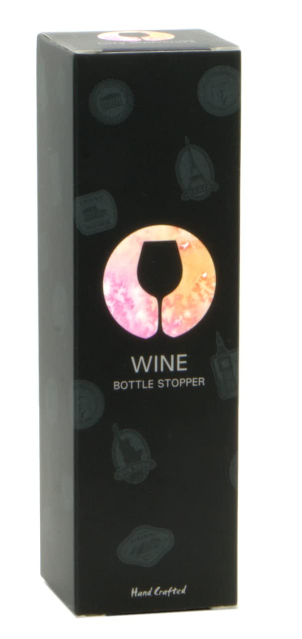 Spain Flag and Shield Wine Bottle Stopper in Gift Box, Perfect for House Warming Gift