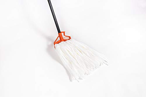 Wet Mop Holder with Fiberglass Handle (Box of 6) 100% Made in USA