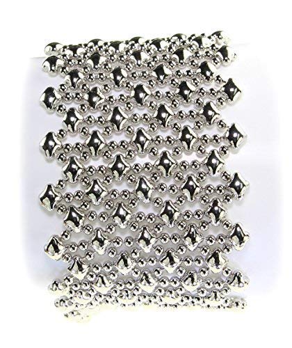 Liquid Metal by Sergio Gutierrez Bracelet B79-N SG 3 Sizes - SG Black Velvet Pouch Included. Chrome Plated (7 Inches)