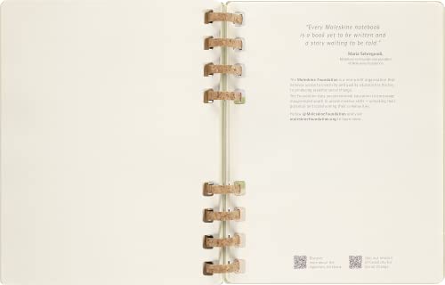 Moleskine 2024 Spiral Academic Planner, 12M, Extra Large, Crush Kiwi, Hard Cover (7.5 x 10)