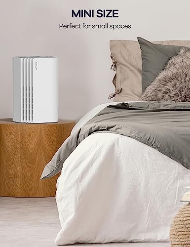 WELOV Air Purifiers for Home, Mini Portable H13 HEPA Air Purifiers with Aromatherapy for Better Sleep, 315 Sq Ft Coverage, 23dB Air Purifier for Bedroom