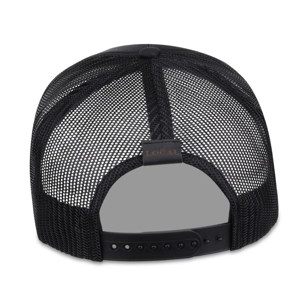 Local Crowns Arizona Views Curved Trucker Adjustable Black Snapback Cap