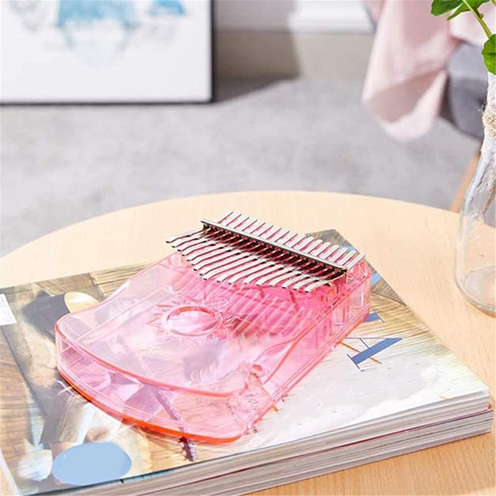 SDGH 17 Keys Thumb Piano,with Tuning Hammer Cleaning Cloth,Portable Finger Piano Music Gift for Children/Beginners,Etc