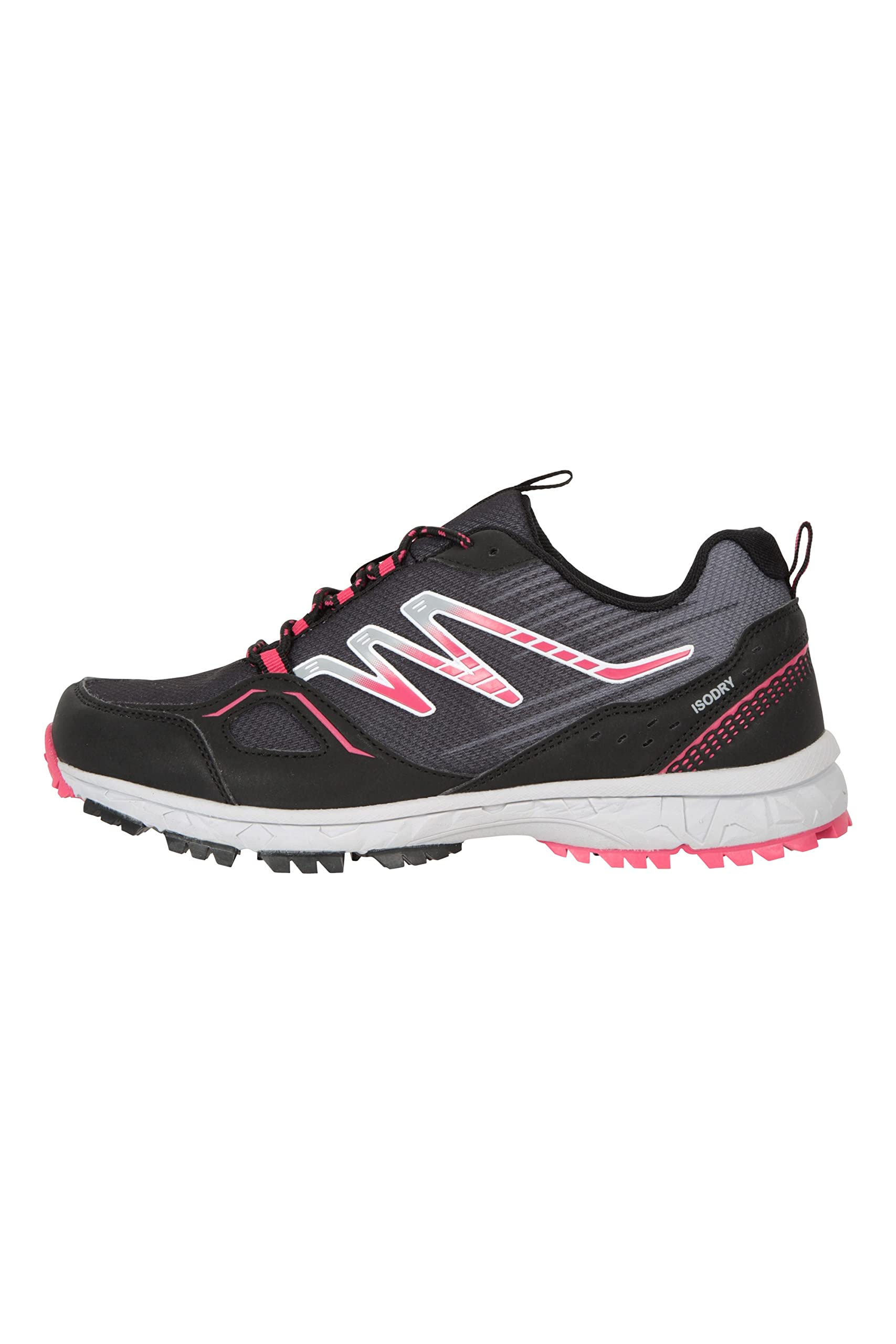 Mountain Warehouse Lakeside Womens Waterproof Trail Running Shoes Jet Black Womens Shoe Size 9 US