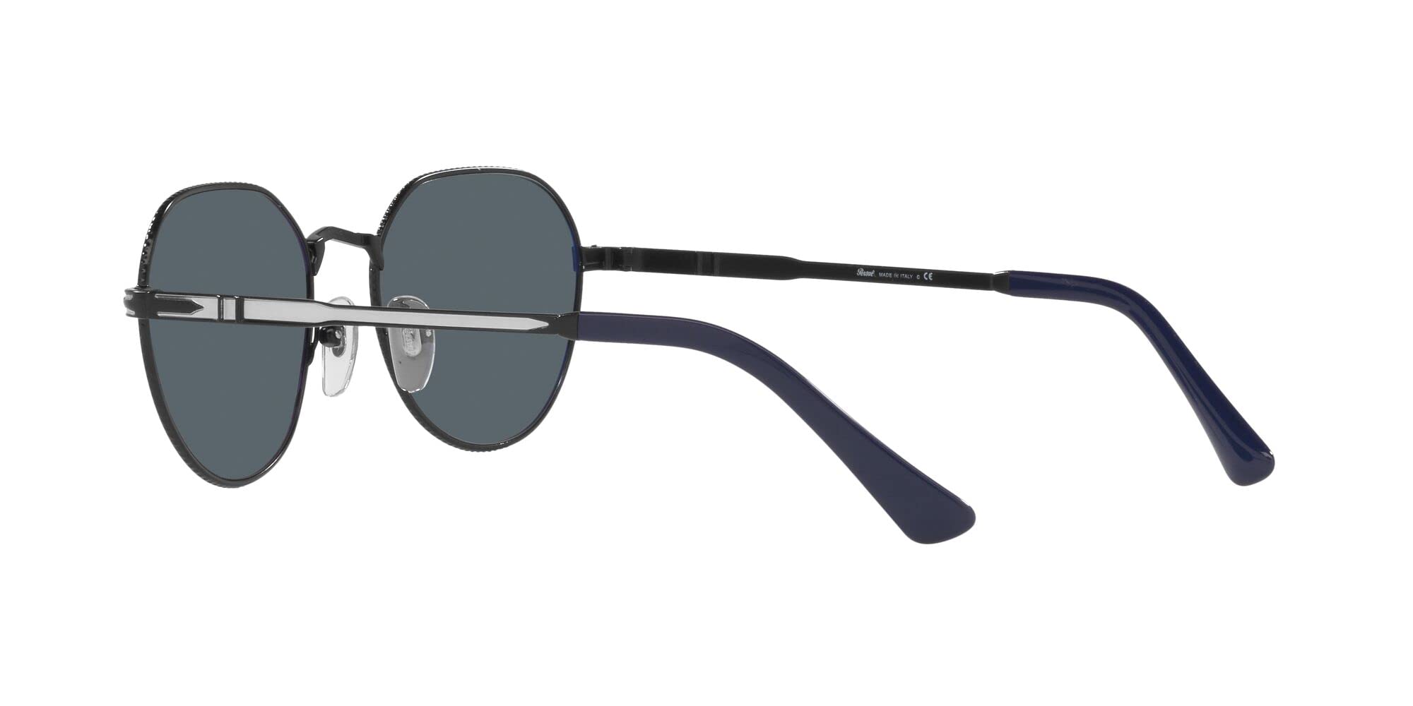 Persol PO2486S Hexagonal Sunglasses, Gold/Red Havana/Brown, 51 mm