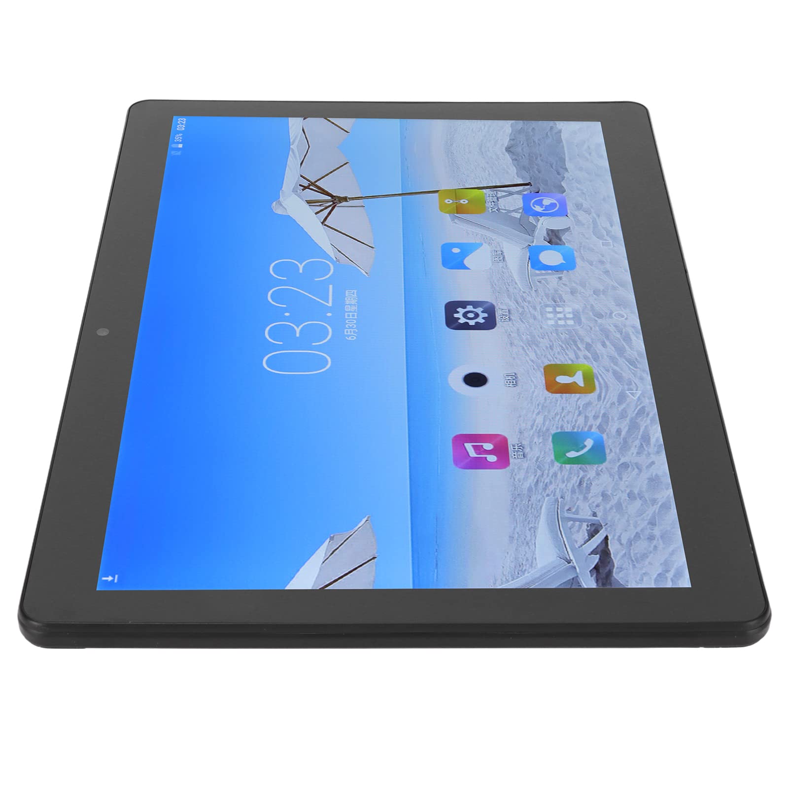 MAVIS LAVEN Tablet PC, 100‑240V 3G LTE Mobile Phone Tablet 128GB Extended for Android 10.1in Tablet for Entertainment (US Plug 100V to 240V)