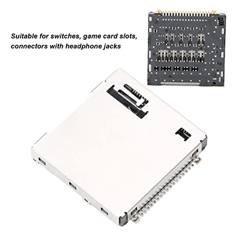 Replace Game Card Reader Slot, Professional Prevent Precise Cut Game Cartridge Socket Wearable Repairing for Switch Consoles