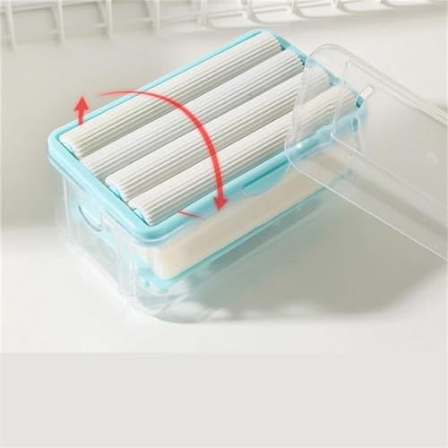 MAVOLI Travel Soap Container Soap Box with Drainage Soap Tray Travel Hands-Free Soap Box Soap Holder Portable (Color : Gray)