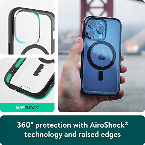 Mous MagSafe Suction Mount and iPhone 14 Plus Case Clear Clarity 2.0