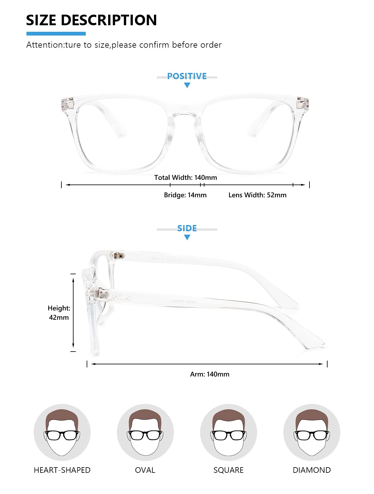 livho Blue Light Blocking Glasses, Computer Reading/Gaming/TV/Phones Glasses for Women Men,Anti Eyestrain & UV Glare LI8081 (*Leopard)