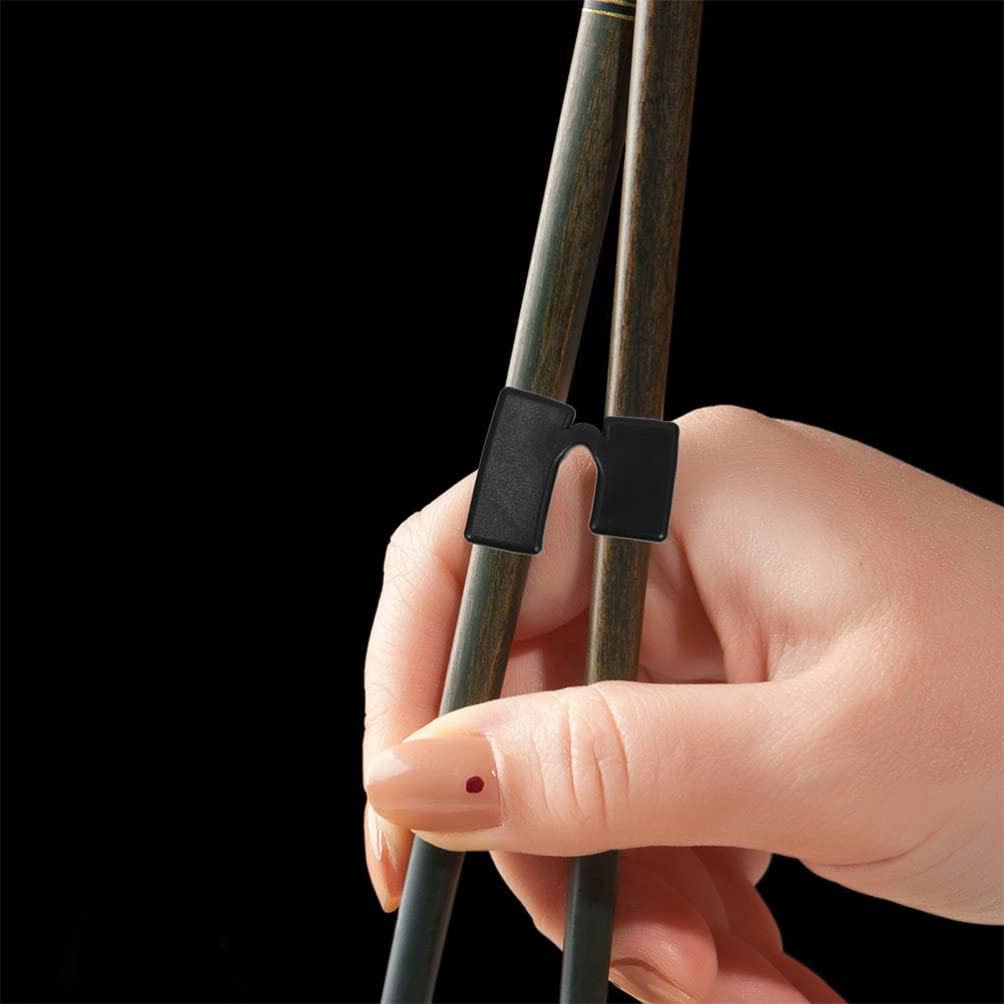Reusable Chopsticks Helpers Non Slippery Training Chopsticks Hinges Connector Chopsticks Holder Clips for Adults Beginner Trainers Learner 10pcs Kids Chop Sticks