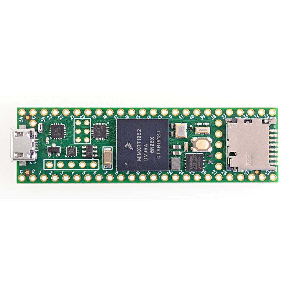 Teensy 4.1 ARM Cortex-M7 Processor at 600MHz with a NXP iMXRT1062 (Without pins)