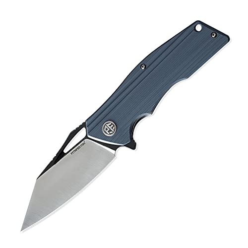 Petrified fish PF929 folding knife black red G10 handle D2 steel blade ball bearing outdoor camping hunting EDC tool knives (RW)