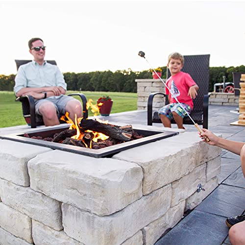 Skyflame Natural Gas Connection Hose, Complete NG Fire Pit Installation Kit from Burner to Natural Gas, Includes 1/2" Control Valve Key Set, 2 PCS 60" Connect Hoses