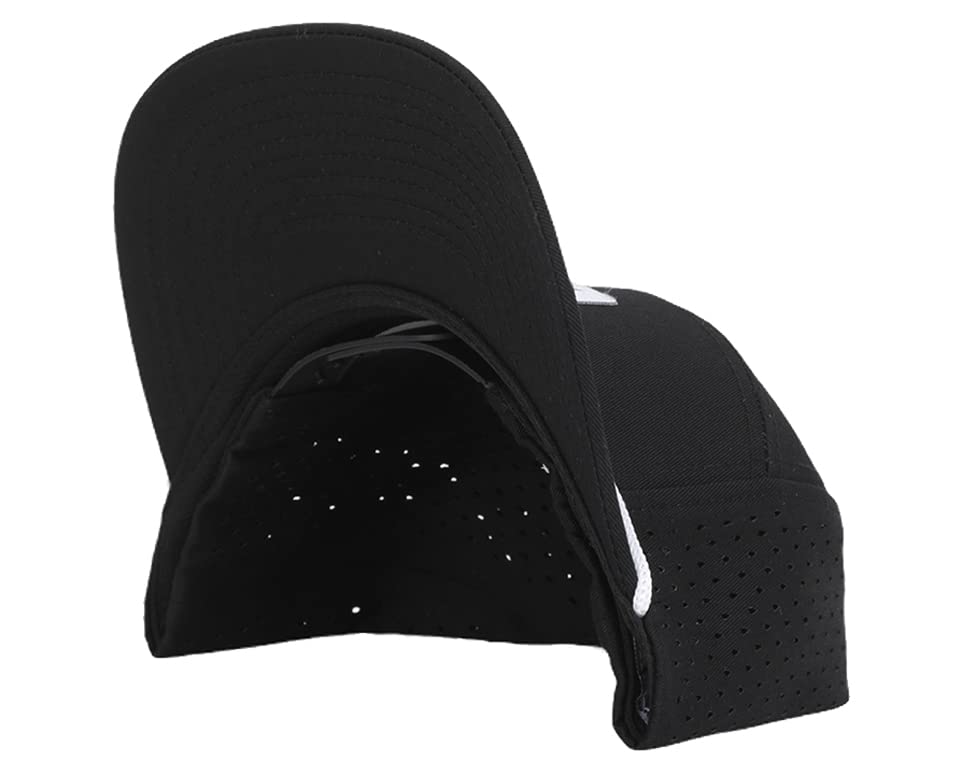 SixHats Stealth Tradesman Waterproof Blank Hat | Unisex | Small/Medium | Hats for A Cause (56CM) Black, Black, Small-Medium