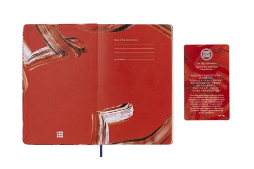 Moleskine Limited Edition Notebook Year Of The Tiger, Large, Ruled, Graphic 1, Hard Cover (5 x 8.25)