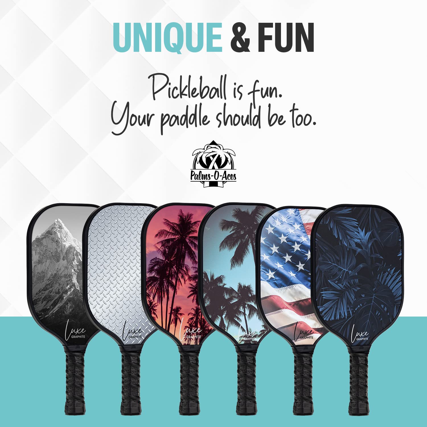 Palms-O-Aces Carbon Fiber Pickleball Paddles β Lightweight & Durable Pickleball Rackets for Adults - Enhanced Spin Texture - Toray 700 Graphite Pickleball Paddle - Cover Included