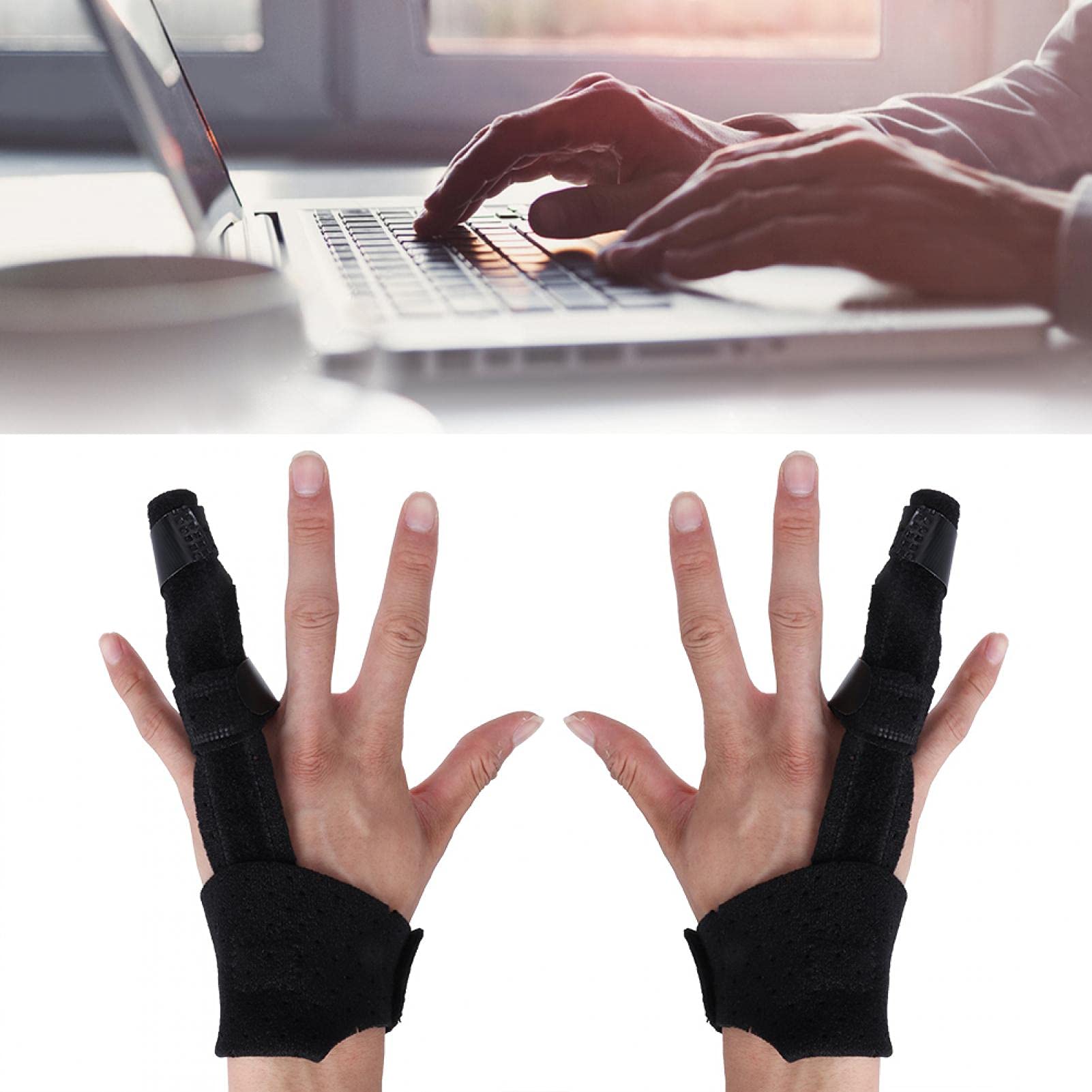 Recovery Brace Protection Injury Aid Tools Hand Support, Finger Guard, Tendonitis Pain Relief for Hand Injuries Broken Fingers