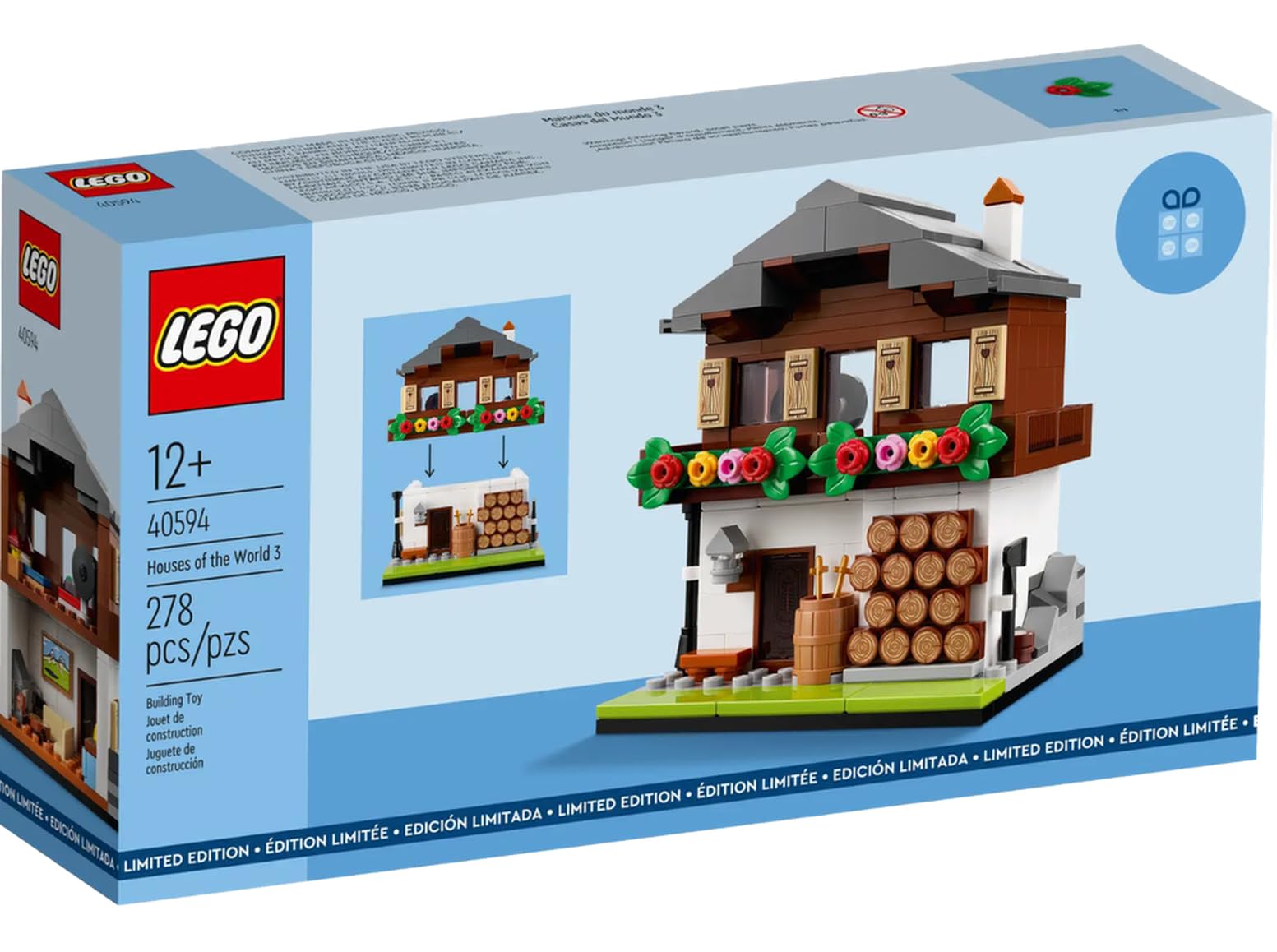 LEGO Houses of The World 3 (278 Pieces, 40594)