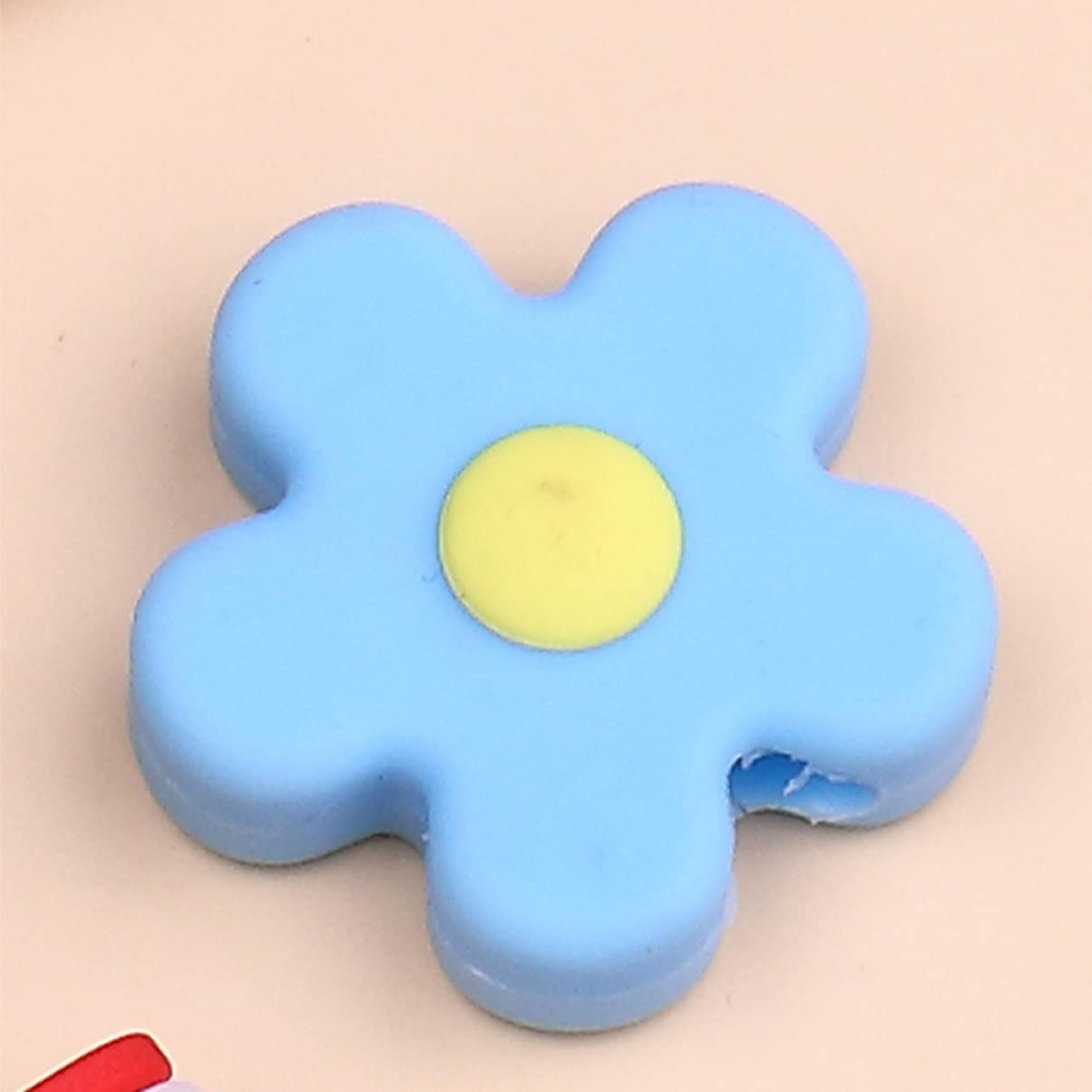UKCOCO Cord Protector 10pcs Charger Flower Cable Slicone Buddies for Accessories Protector Anti-breaking Data Home Design Designed Usb Cute Line Tablet Covers Plugs Charging Cartoon Phone USB Cable