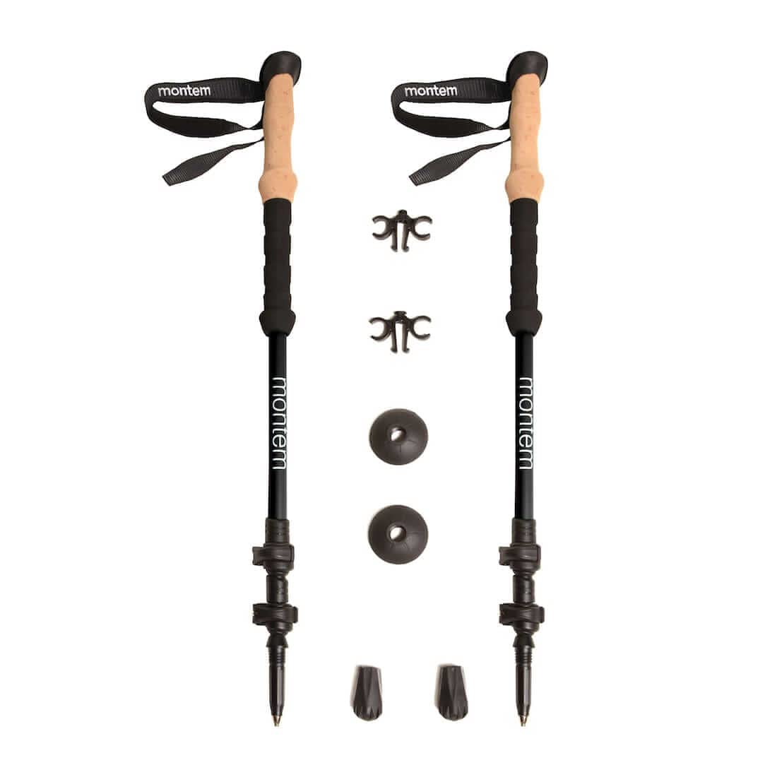 Montem Ultra Strong Hiking/Walking/Trekking Poles - One Pair (2 Poles) (Yellow)