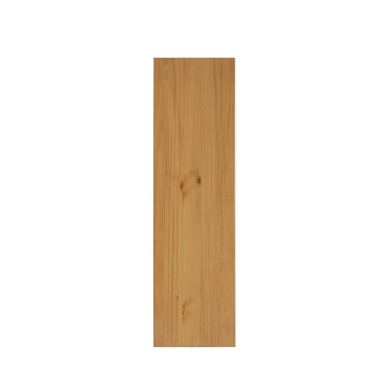 Linon Delk Pine Wood Large Backless Bench in Honey