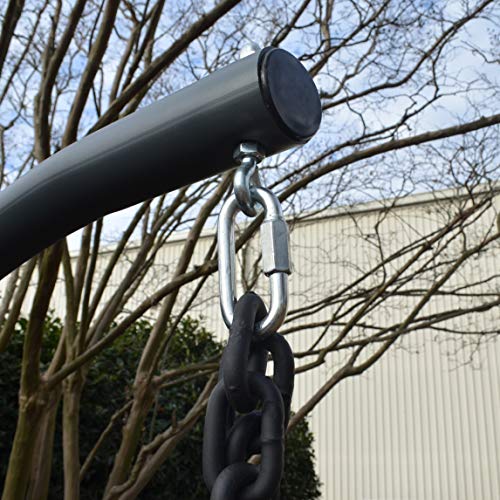 TITAN GREAT OUTDOORS Cauldron Stand 77†Heavy Duty with Chain